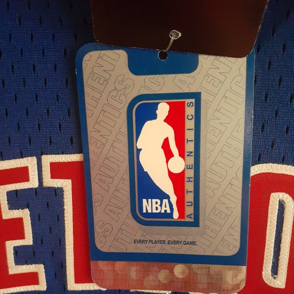 Reebok | Shirts | Chauncey Billups Detroit Pistons Throwback Jersey Nwt ...